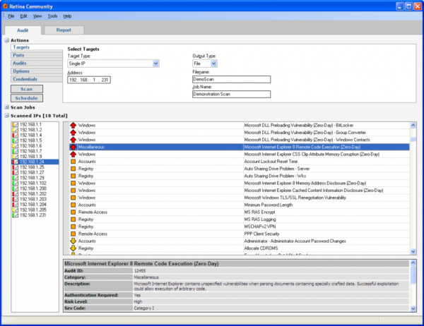 Vulnerability Scanning Tools - ITperfection - Network Security